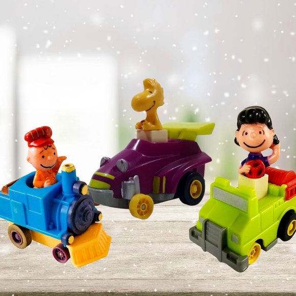 Toys | Mcdonalds Peanuts Racing Car Set | Poshmark
